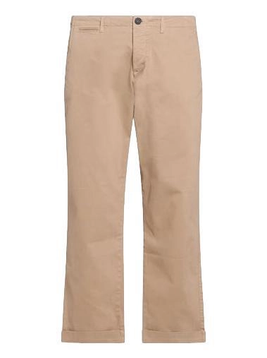 CLARK Pants Size Cotton, Elastane - Beige
