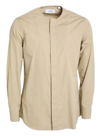 LARDINI Shirt Size Cotton - Sand