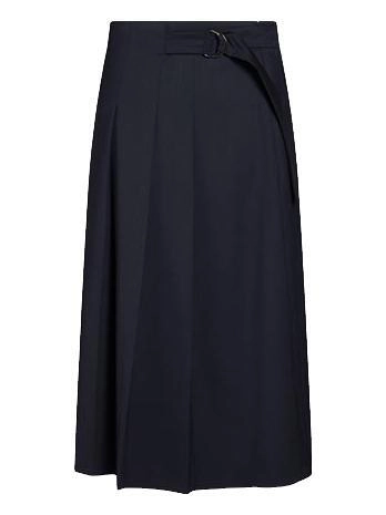 Peserico Midi Skirt In Midnight - Blue