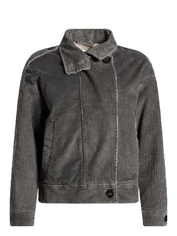 Peserico Pescarico Corduroy Harrington Jacket - Grey