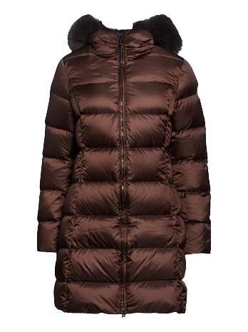 COLMAR Puffer Polyamide Down Coat - Brown