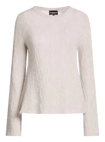 Emporio Armani Alpaca Wool Blend Sweater - Grey