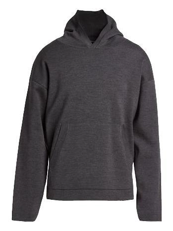 Herno Virgin Wool Hooded Sweater - Grey