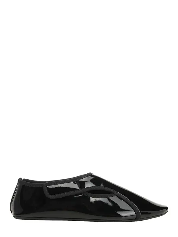Alaïa Patent Leather Slippers - Black