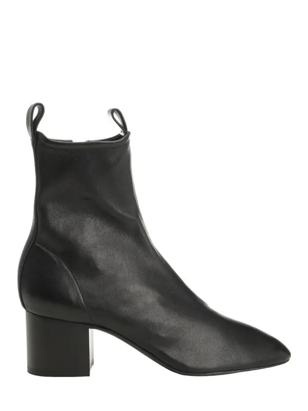 Celine Cheri Zip Ankle Boot - Black