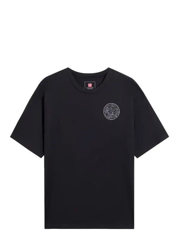 LI-NING Love Nature Graphic T-shirt 'black - Black/grey