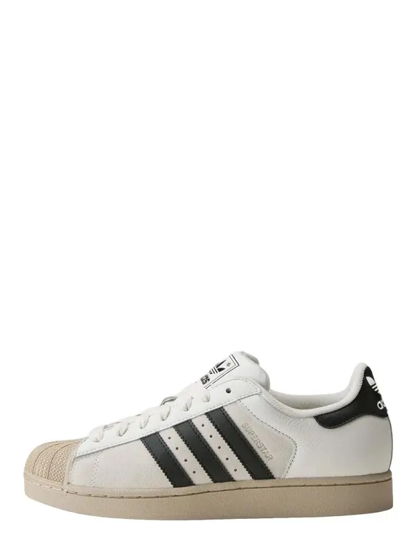 Adidas Superstar Ii "white Black Khaki Three" Sneakers - Core White/core Black/khaki Three