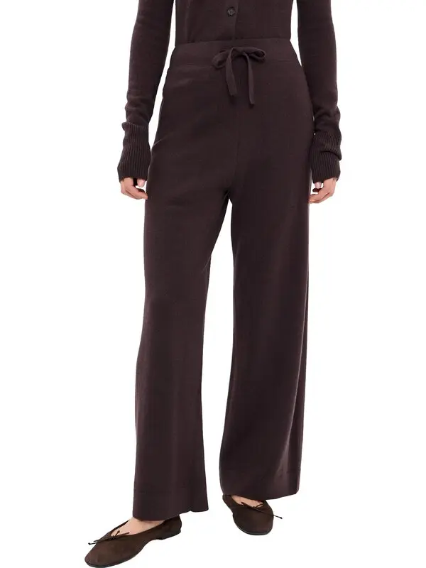 Le Kasha Suria Cashmere Pants - Prune