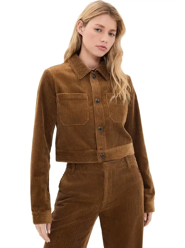 FRAME The Small Corduroy Jacket - Hazelnut