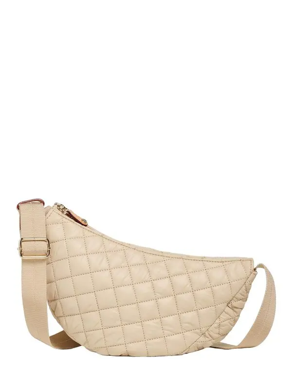 Mz Wallace Small Metro Smile Bag - Buff
