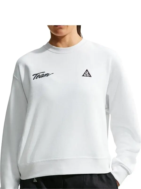 Nike X Tuff Fleece Sweatshirt - Summit White/black