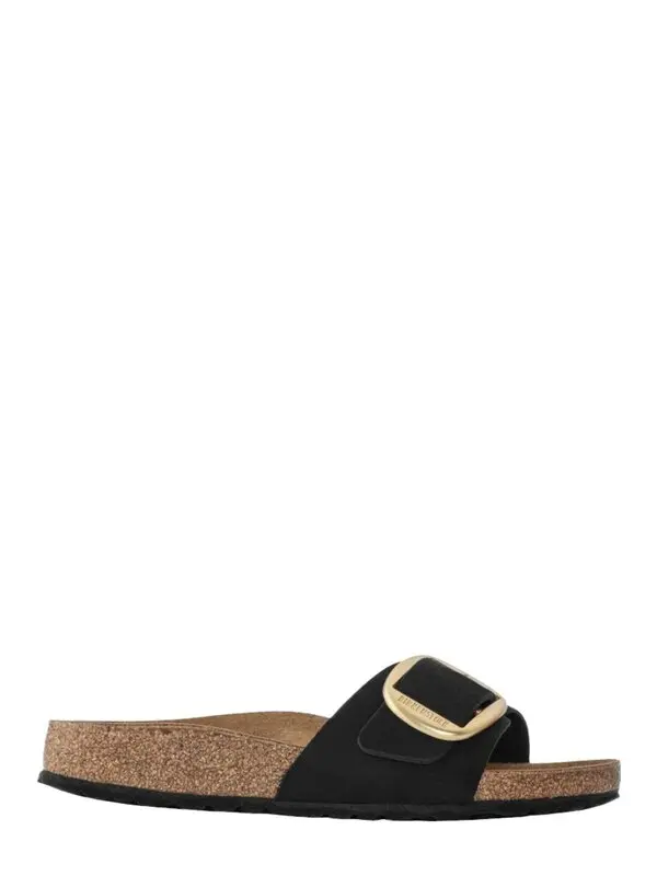 BIRKENSTOCK Buckled Slide Sandals - Black
