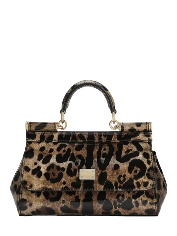 Dolce & Gabbana Small Sicily Handbag - Leopard Print