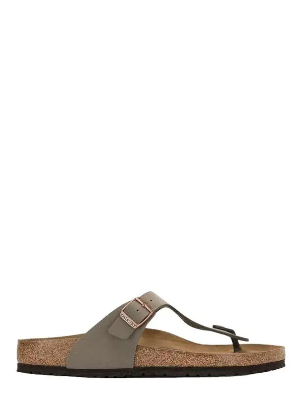 BIRKENSTOCK T-bar Sandals With Adjustable Buckle - Brown