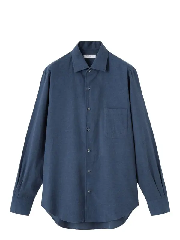 Loro Piana André Button-up Shirt - Blue