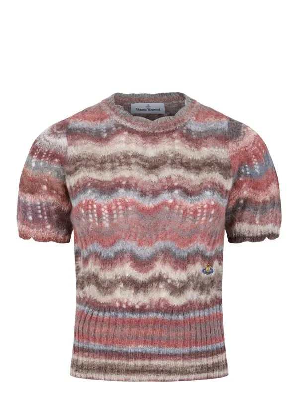 VIVIENNE WESTWOOD Textured Knit Knitted Top - No