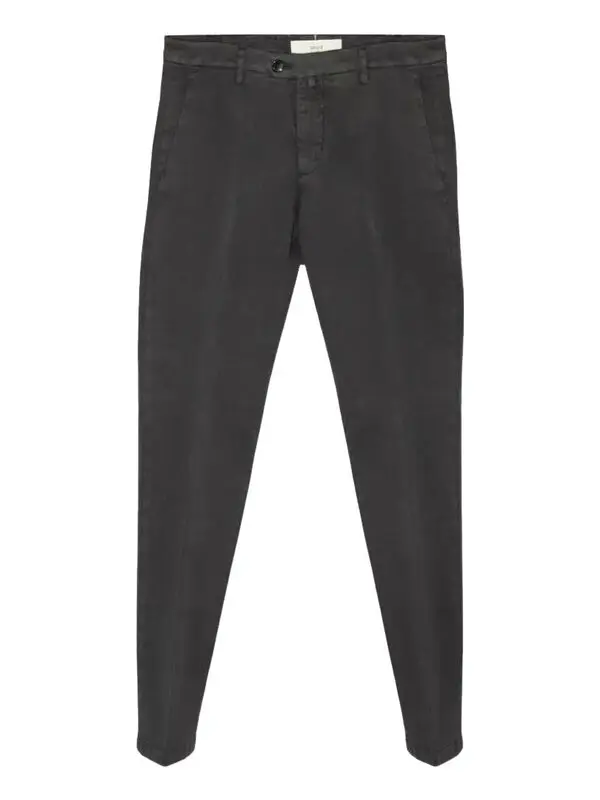 BRIGLIA 1949 Tapered Chino Pants - Grey