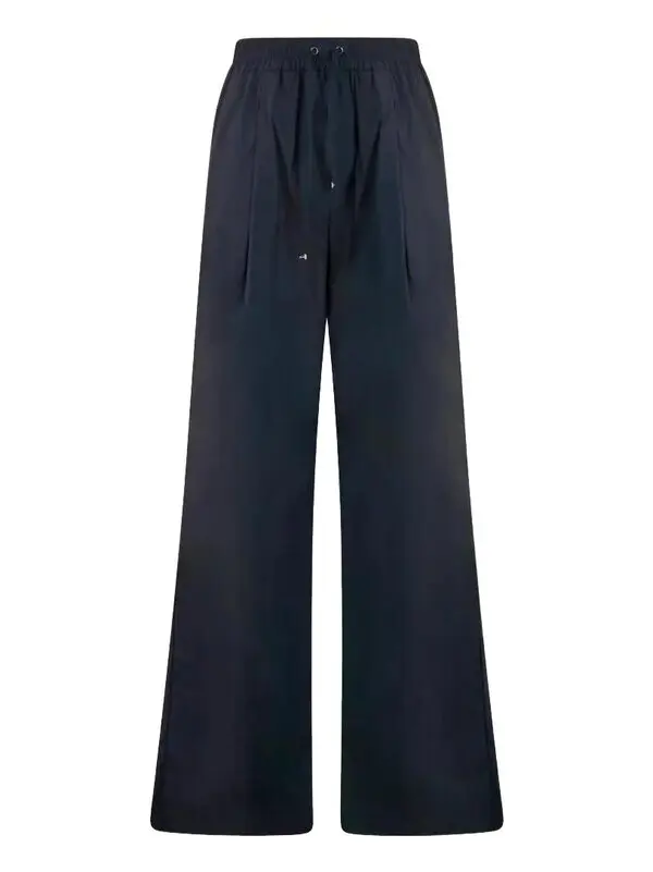 Herno High-waisted Wide-leg Trousers - Blue