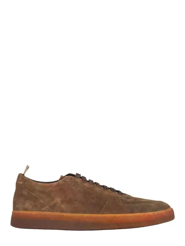 Officine Creative Suede Lace-up Sneakers - Brown