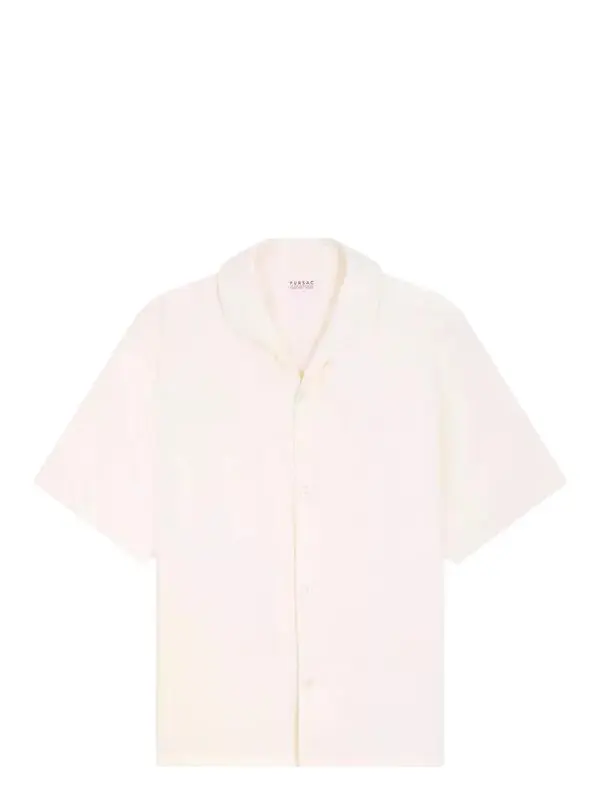 FURSAC Camp-collar Short-sleeve Shirt - Neutrals
