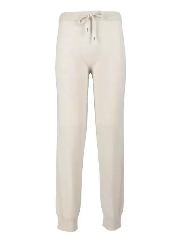 KANGRA Seamless Drawstring Track Pants - Neutrals