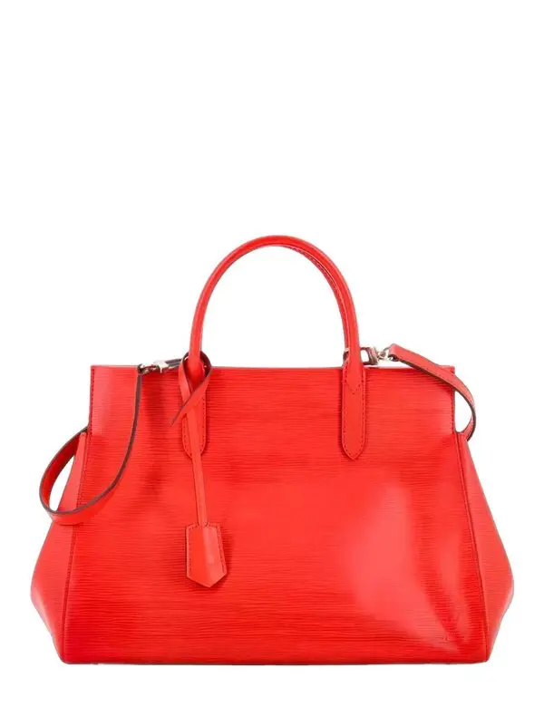 LOUIS VUITTON Marly Handbag Epi Leather Mm Satchel - Red