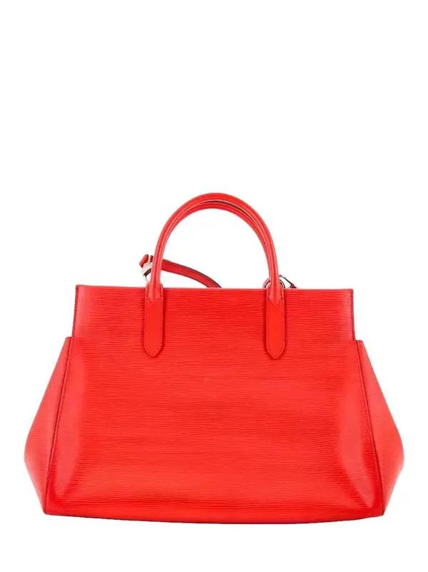 LOUIS VUITTON Epi Leather Satchel Mm - Red