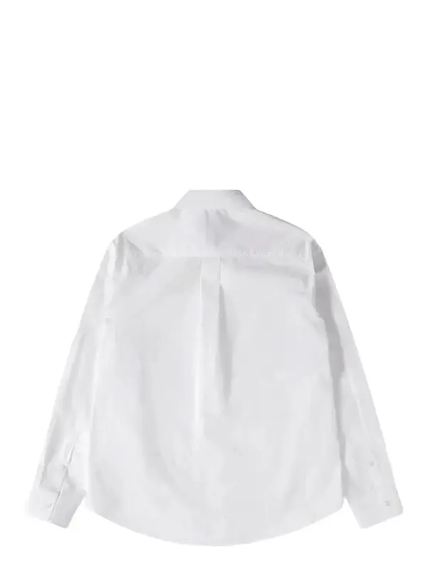Simone Rocha Ruffle-trimmed Slash-detail Shirt - White