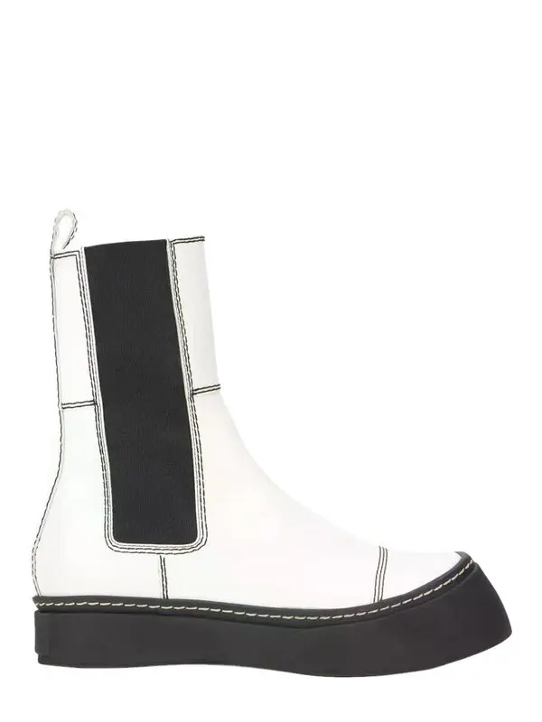 Philosophy Di Lorenzo Serafini Contrast-stitch Chelsea Boots - White