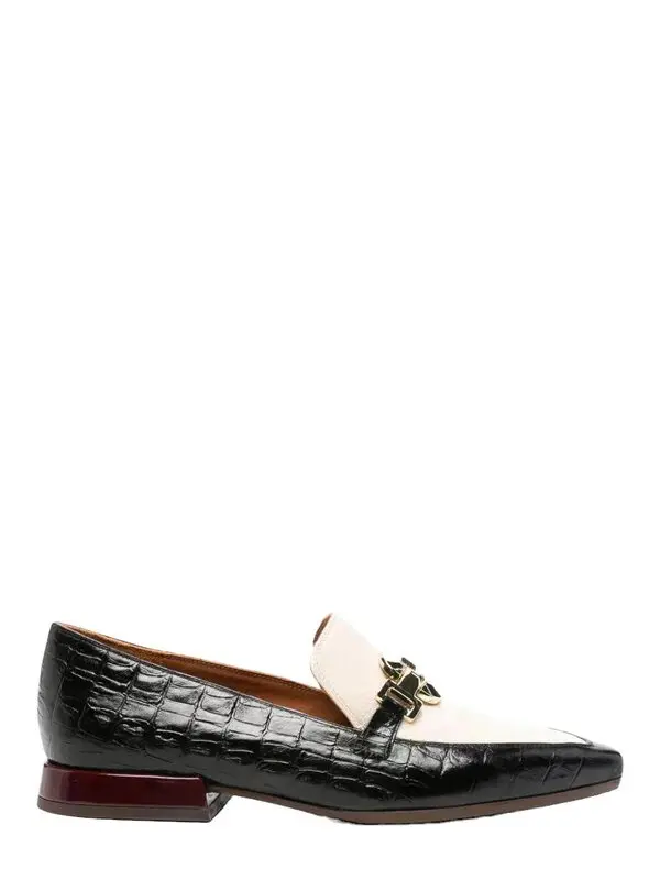 Chie Mihara Gildo Loafers With Buckle Detail - Black