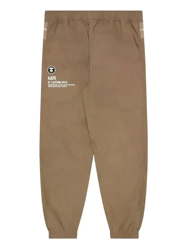 AAPE BY *A BATHING APE Moonface Reversible Tie-dye Track Pants - Green