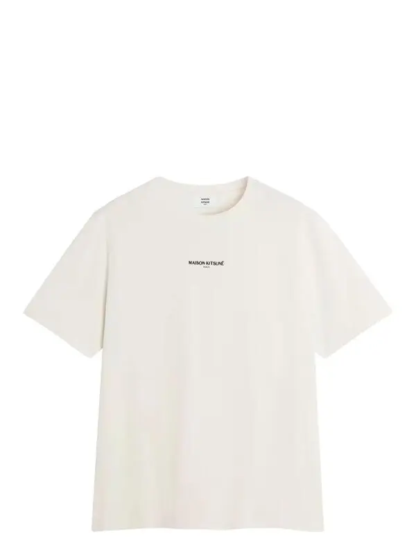 Maison Kitsuné Logo-print T-shirt - Neutrals