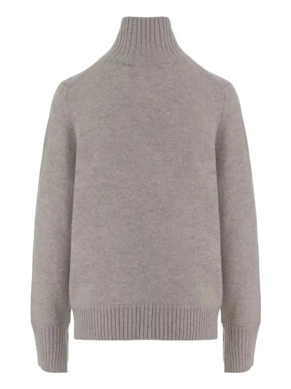ALLUDE Cashmere Turtleneck Sweater - Neutrals