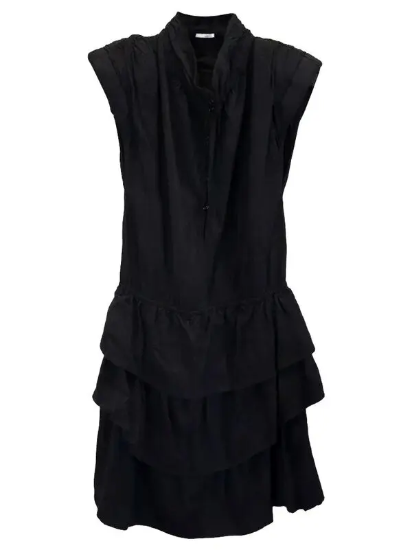 IRO PARIS Calcie Tiered Dress - Black