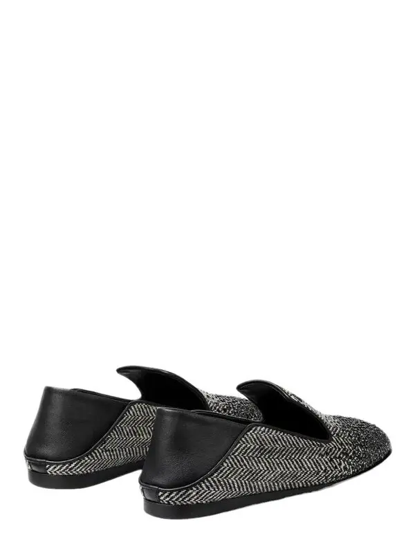 JIMMY CHOO Eliot Slippers - Black