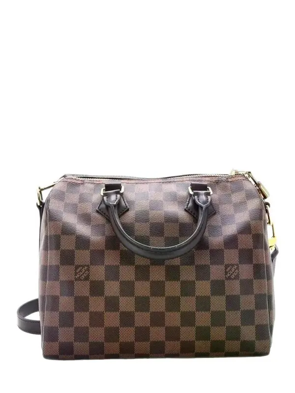 LOUIS VUITTON Speedy Bandouliere Bag Damier 25 Satchel - Brown