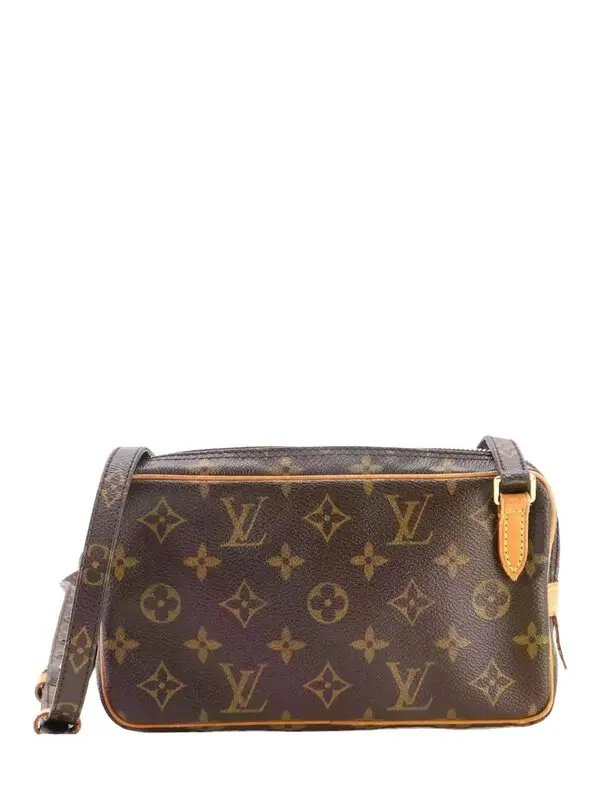 LOUIS VUITTON Pochette Marly Bandouliere Bag Monogram Canvas Crossbody Bag - Brown