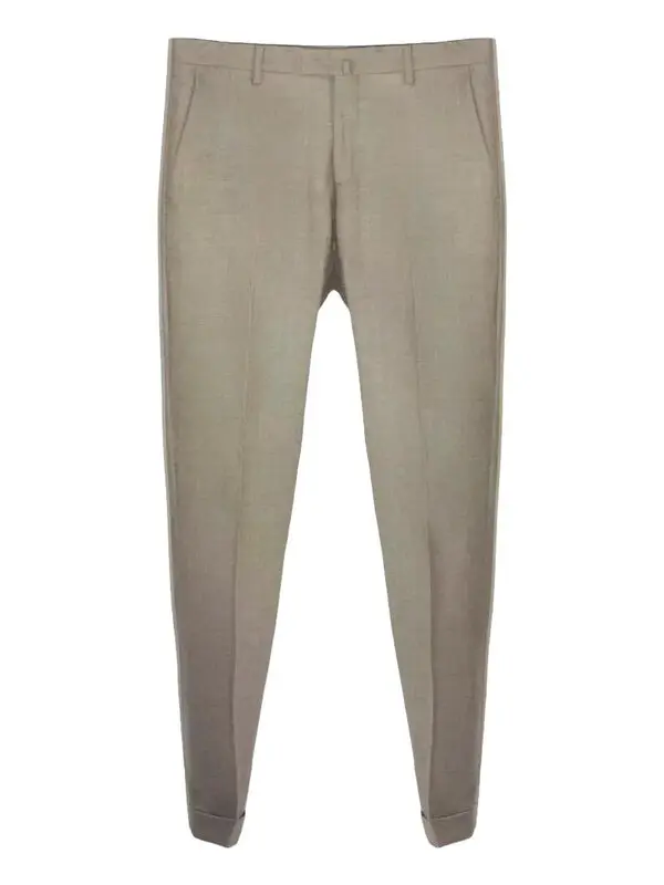 BRIGLIA 1949 Tapered Tailored Trousers - Neutrals