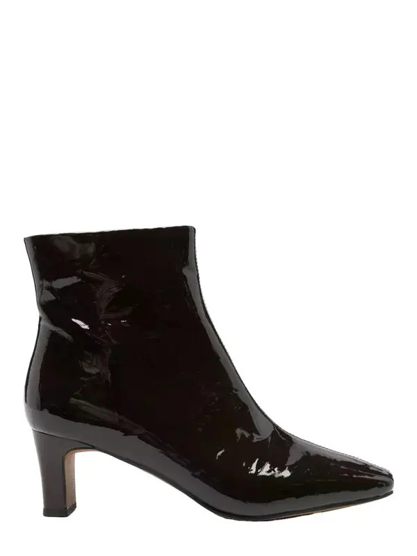 LINDA BAUMANN Block Heel Ankle Boots - Brown