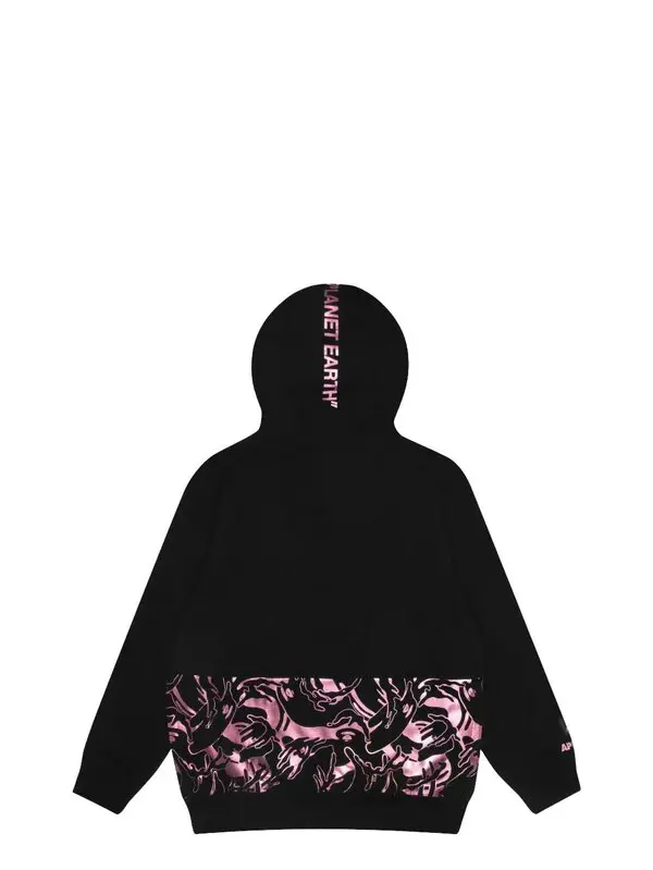 AAPE BY *A BATHING APE Camouflage Panel Hoodie - Black