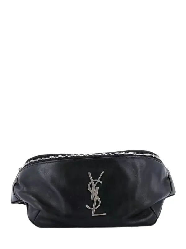 Saint Laurent Classic Monogram Belt Bag - Black