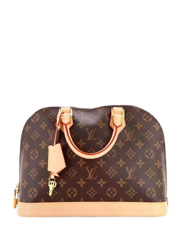 LOUIS VUITTON Monogram Canvas Alma Pm Satchel Handbag - Brown