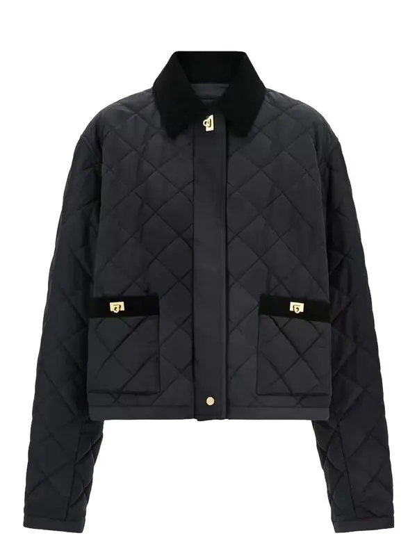 FERRAGAMO Padded Blouson Jacket - Black