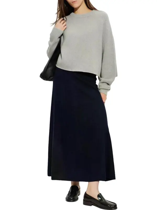 LISA YANG Torie Cashmere Maxi Skirt - Blue