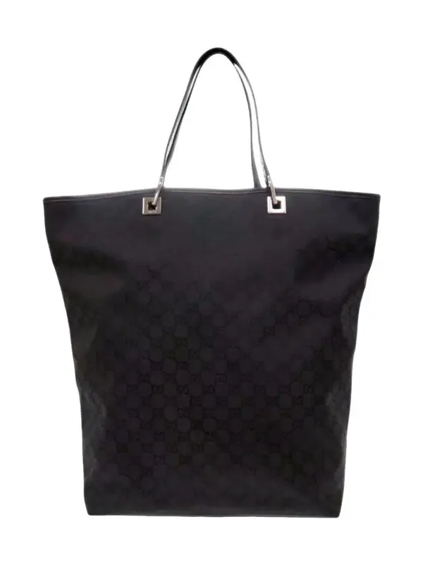 Gucci Gg Nylon Tote Bag - Black