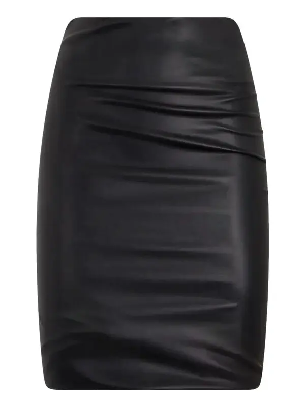 Philosophy Di Lorenzo Serafini Asymmetric Ruffled Mini Skirt - Black