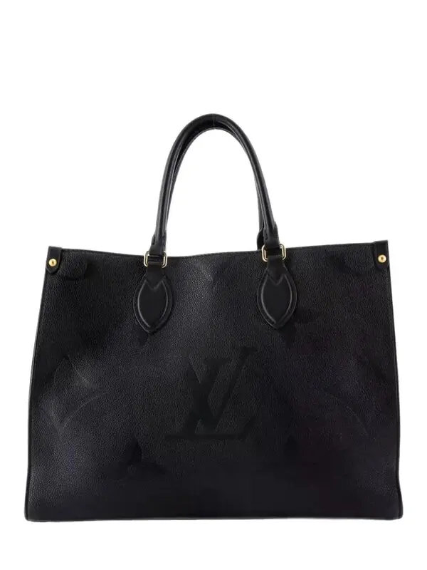 LOUIS VUITTON Onthego Monogram Empreinte Giant Mm Tote Bag - Black