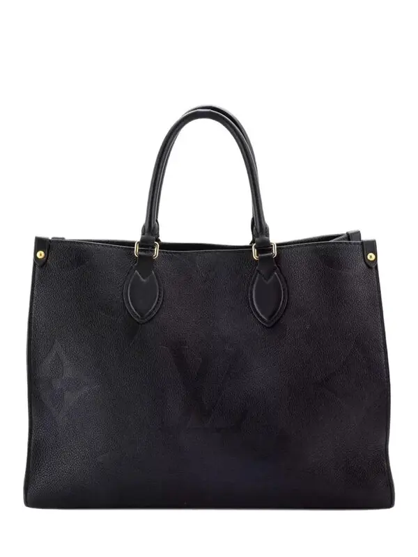 LOUIS VUITTON Onthego Monogram Empreinte Giant Mm Tote Bag - Black