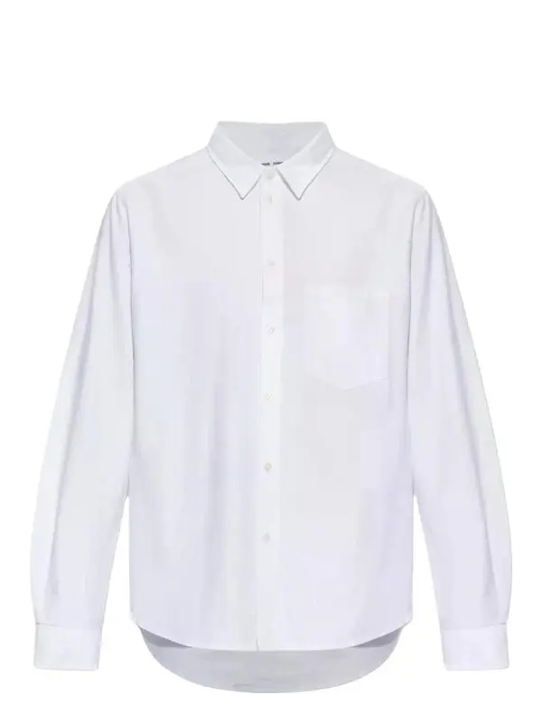 SAMSOE SAMSOE Saryan P Patch-pocket Shirt - White