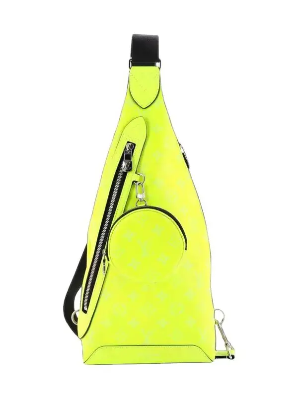 LOUIS VUITTON Monogram Taigarama Duo Sling Bag - Yellow